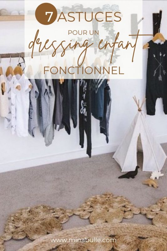 7 astuces rangement pour un dressing enfant fonctionnel
